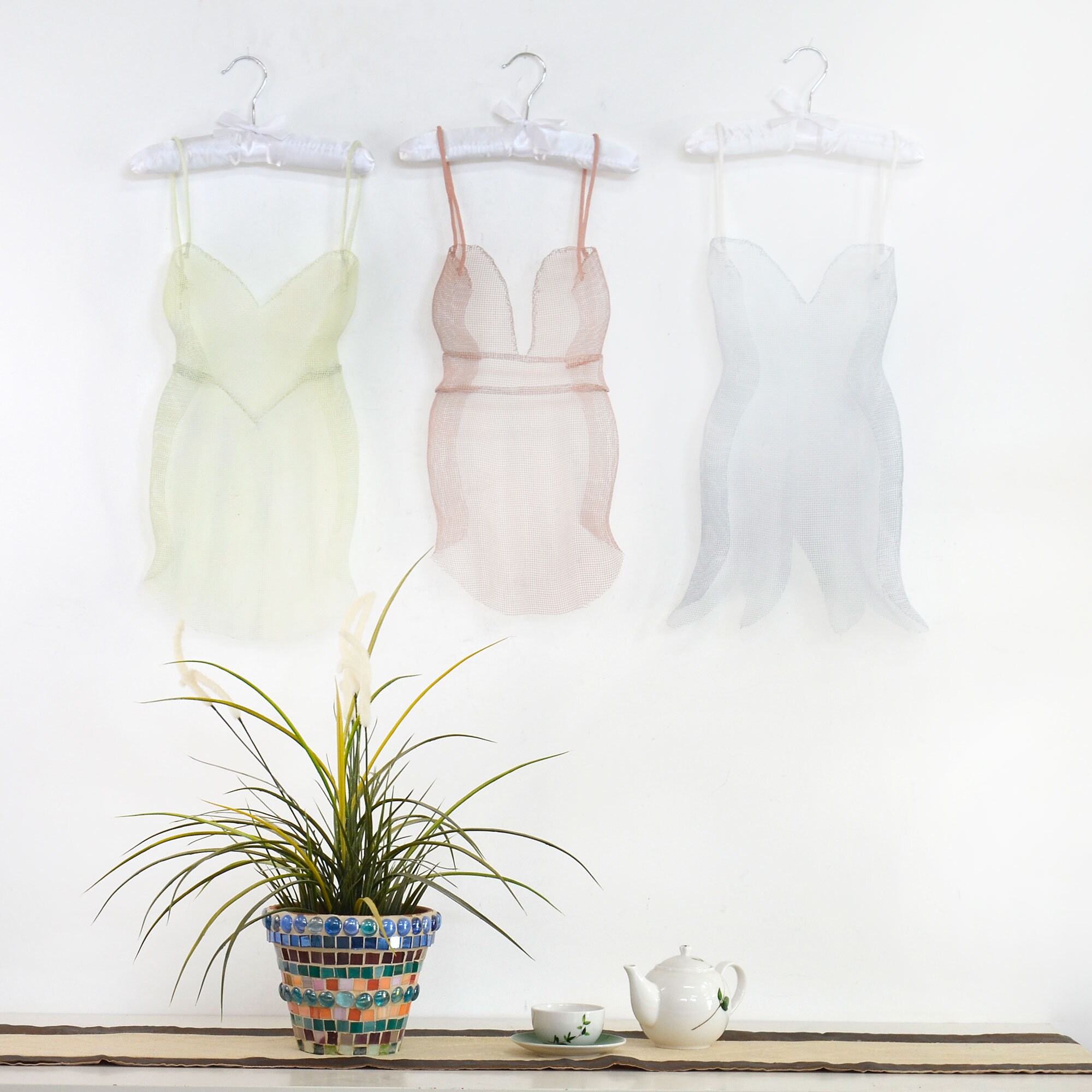 Dress wall decor 3d wall art Contemporary art wedding dress | Etsy