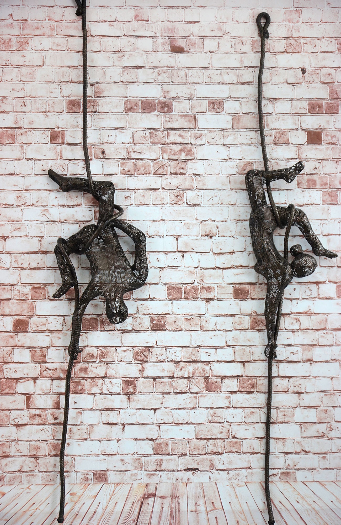 Circus acrobat sculpture wire mesh sculpture home decor | Etsy