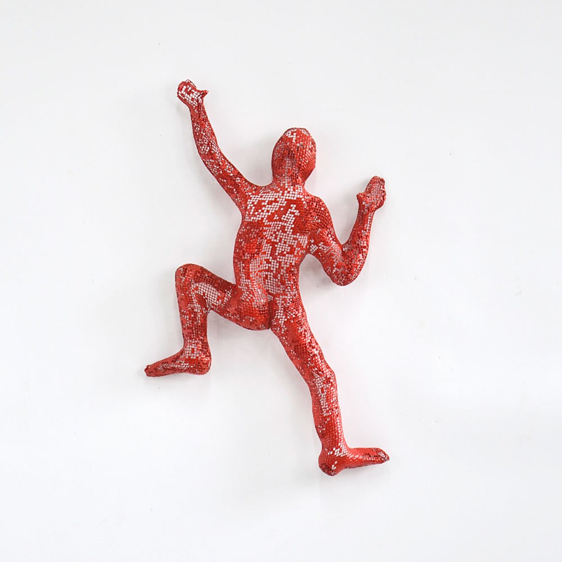 Metal Sculpture Climbing Man Sculpture Wire Mesh Sculpture | Etsy