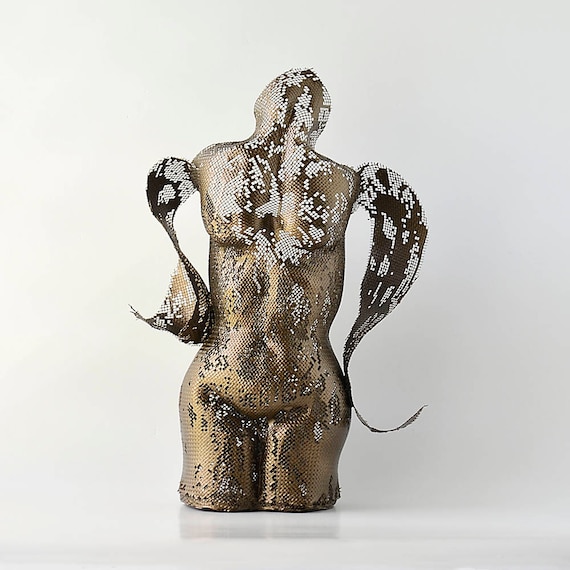 Female Abstract Torso Contemporary Art Metal Home Decor - Etsy