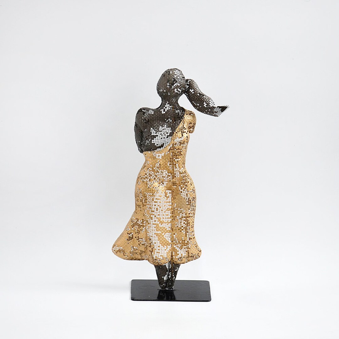 Dancer Art, Metal Art, Dancer Sculpture, Home Decor, Woman Dancing ...