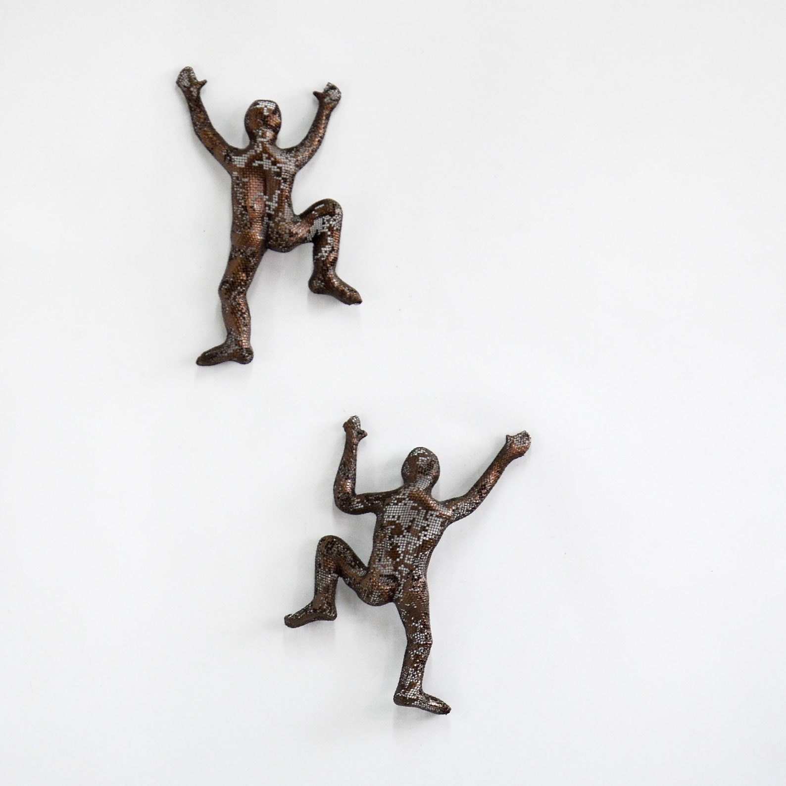 SET of 2 Miniature Climbing Figure Wall Decor Wall Hanging - Etsy