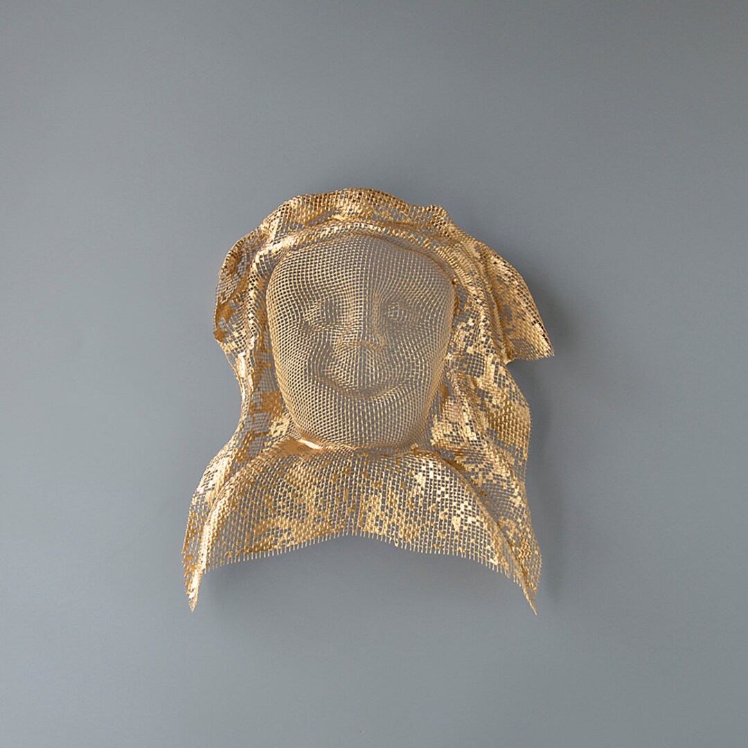 Face Mask Art, Contemporary Art, Mask Sculpture, Decorative Art, Wall ...