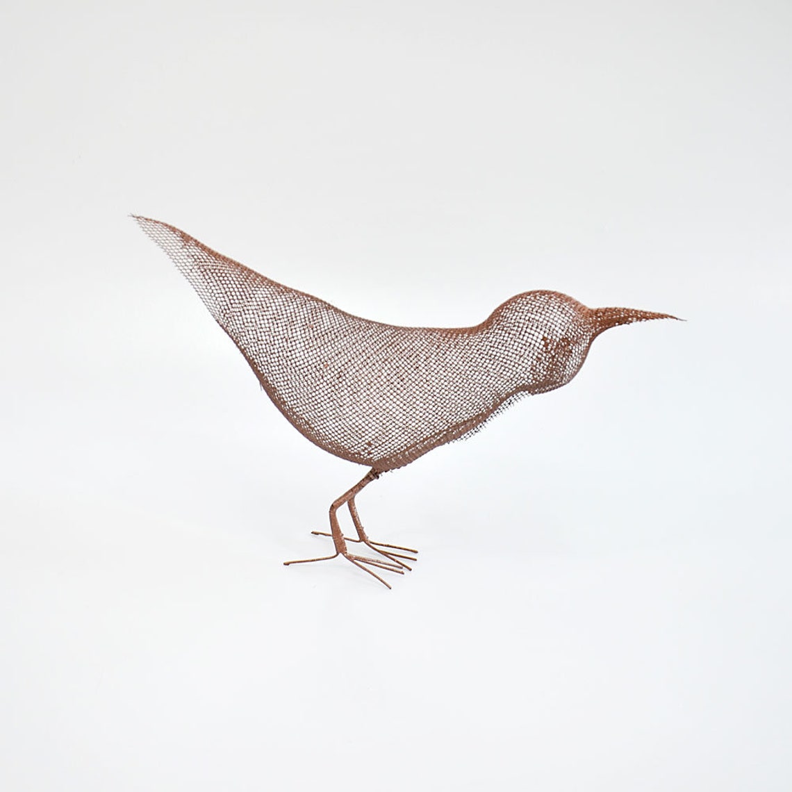 Bird sculpture Metal birdartwork Contemporary metal art | Etsy