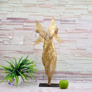 Modern Sculpture, Woman Torso, Wire Mesh Sculpture, Freestanding ...