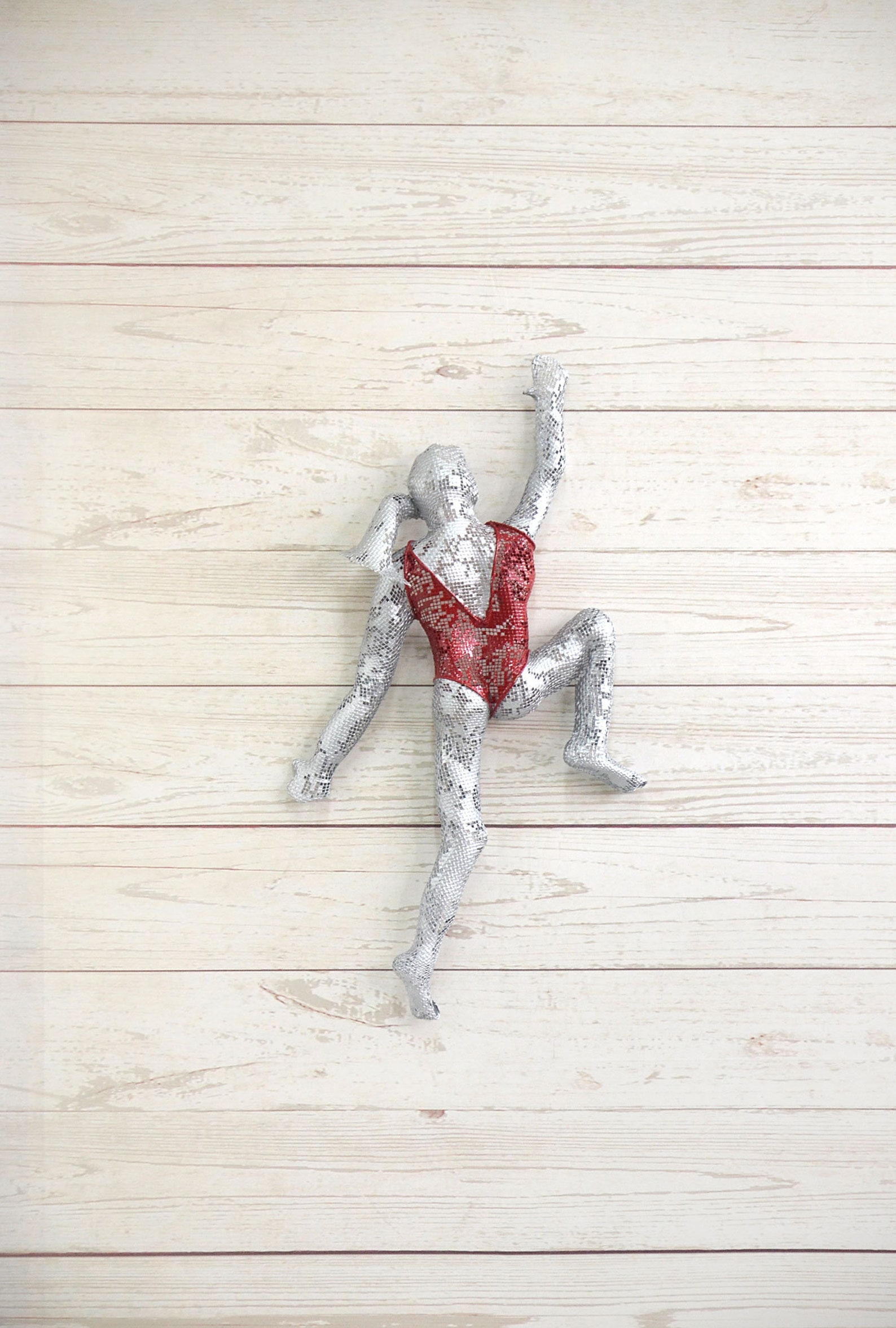 Climbing Woman Figure Metal Wall Art Rock Climber Gift | Etsy