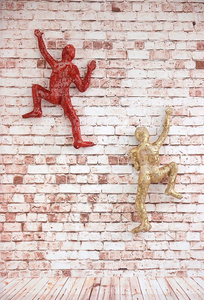 Metal Sculpture Climbing Man Sculpture Wire Mesh Sculpture | Etsy