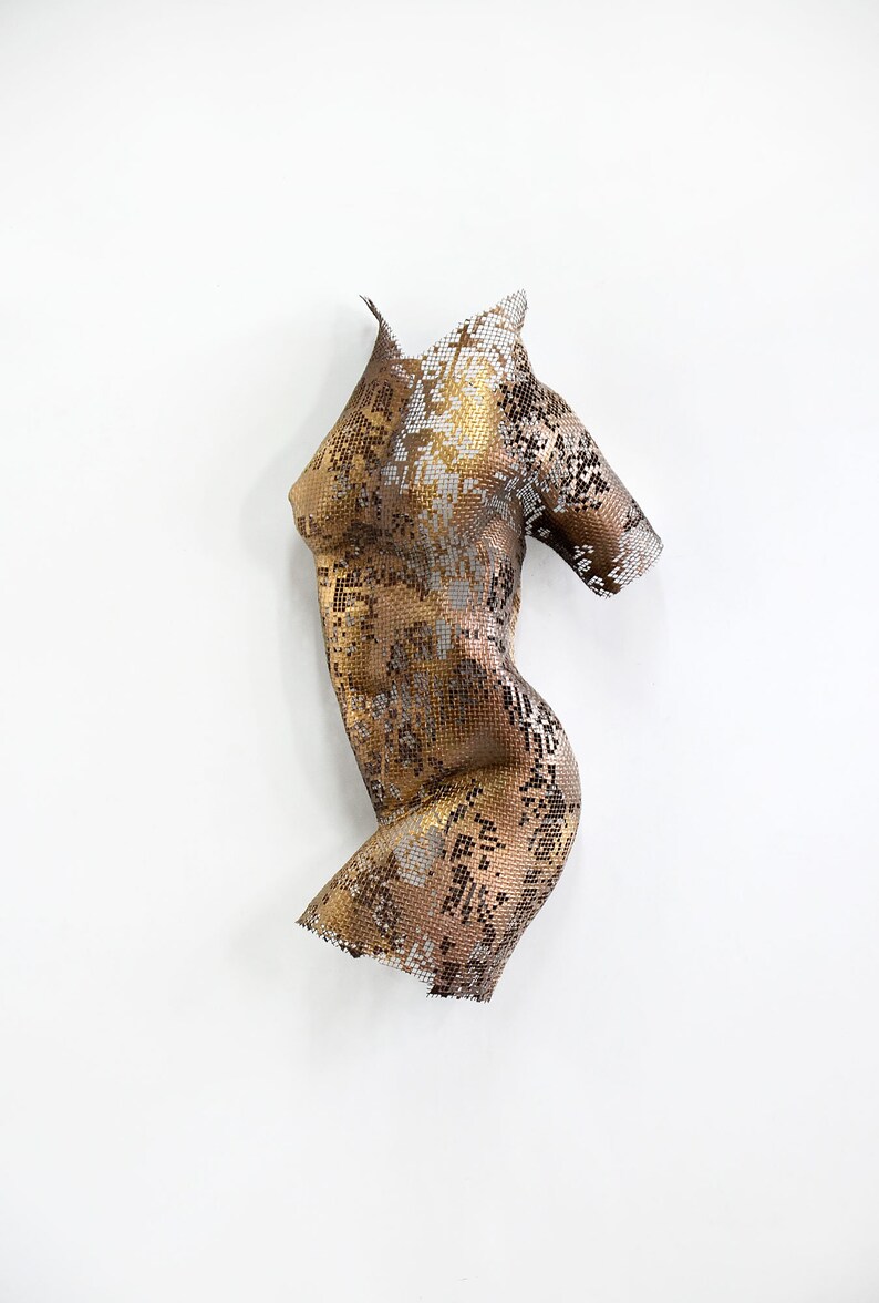 Abstract Torso Metal Wall Art Sculpture Sexy Nude Metal - Etsy