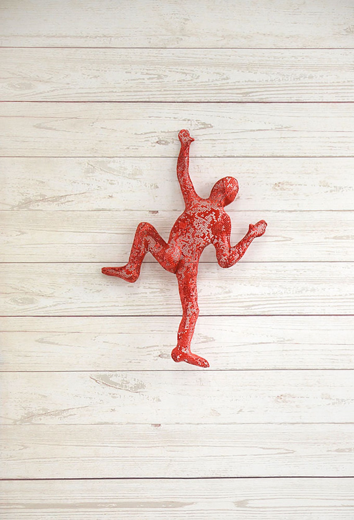 Metal Sculpture Climbing Man Sculpture Wire Mesh Sculpture | Etsy