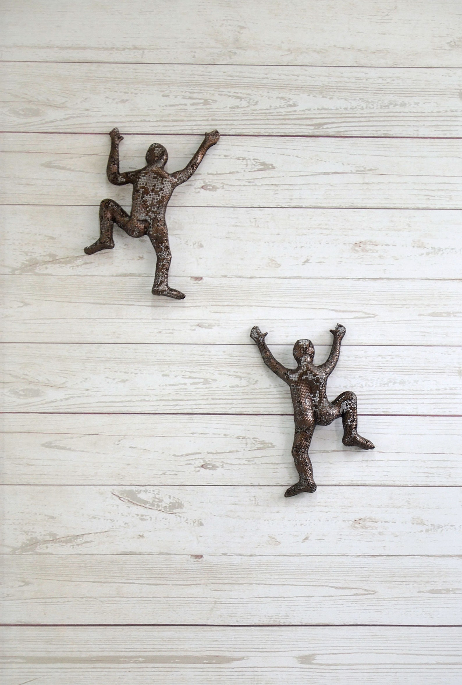 SET of 2 Miniature Climbing Figure Wall Decor Wall Hanging - Etsy