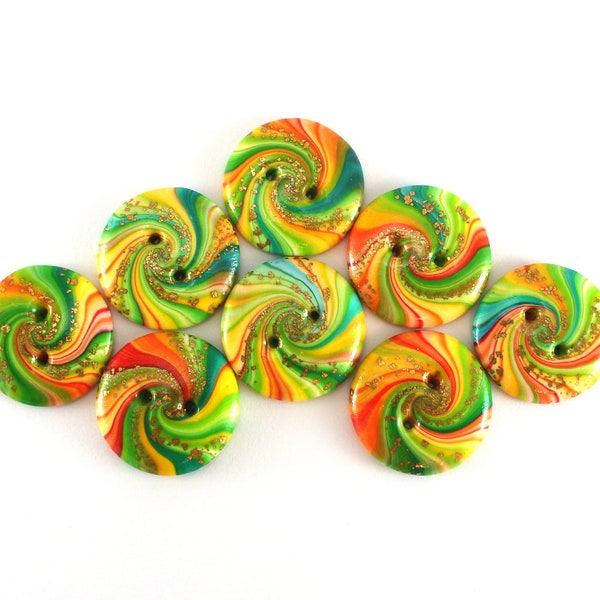 Handmade Fimo Button - Etsy