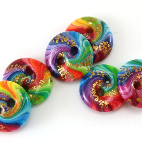 Handmade Fimo Button - Etsy