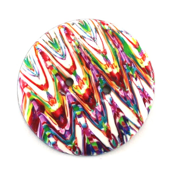 Handmade Fimo Button - Etsy