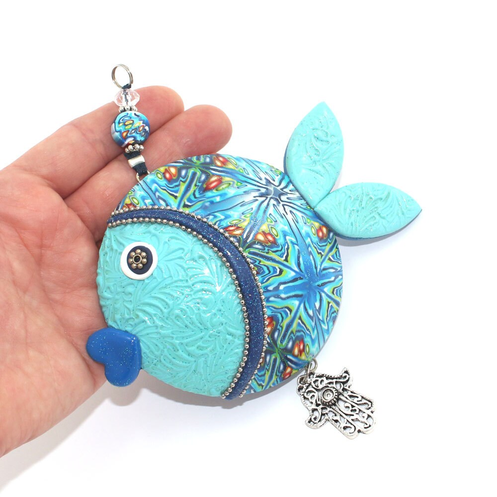 Wall Decor Fish Lucky Fish Fish of Fortune Polymer Clay | Etsy
