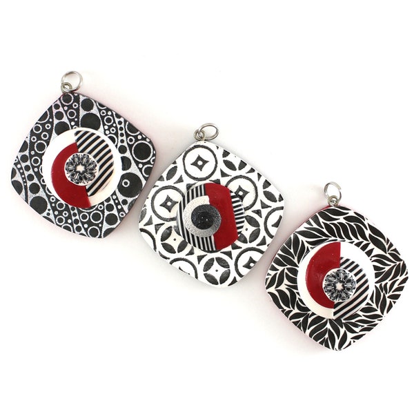 Metal Clay Pendant - Etsy