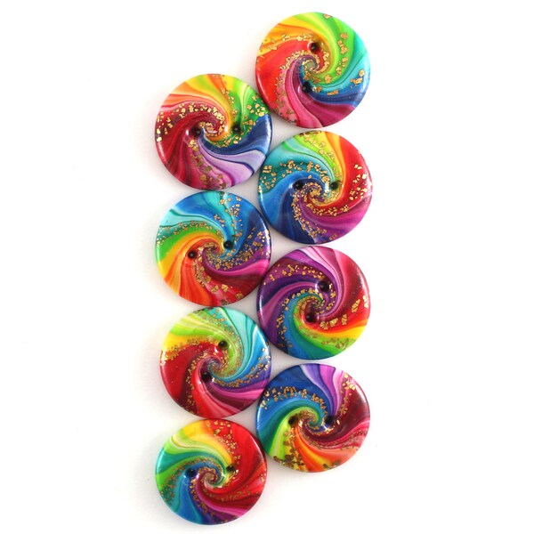 Handmade Fimo Button - Etsy
