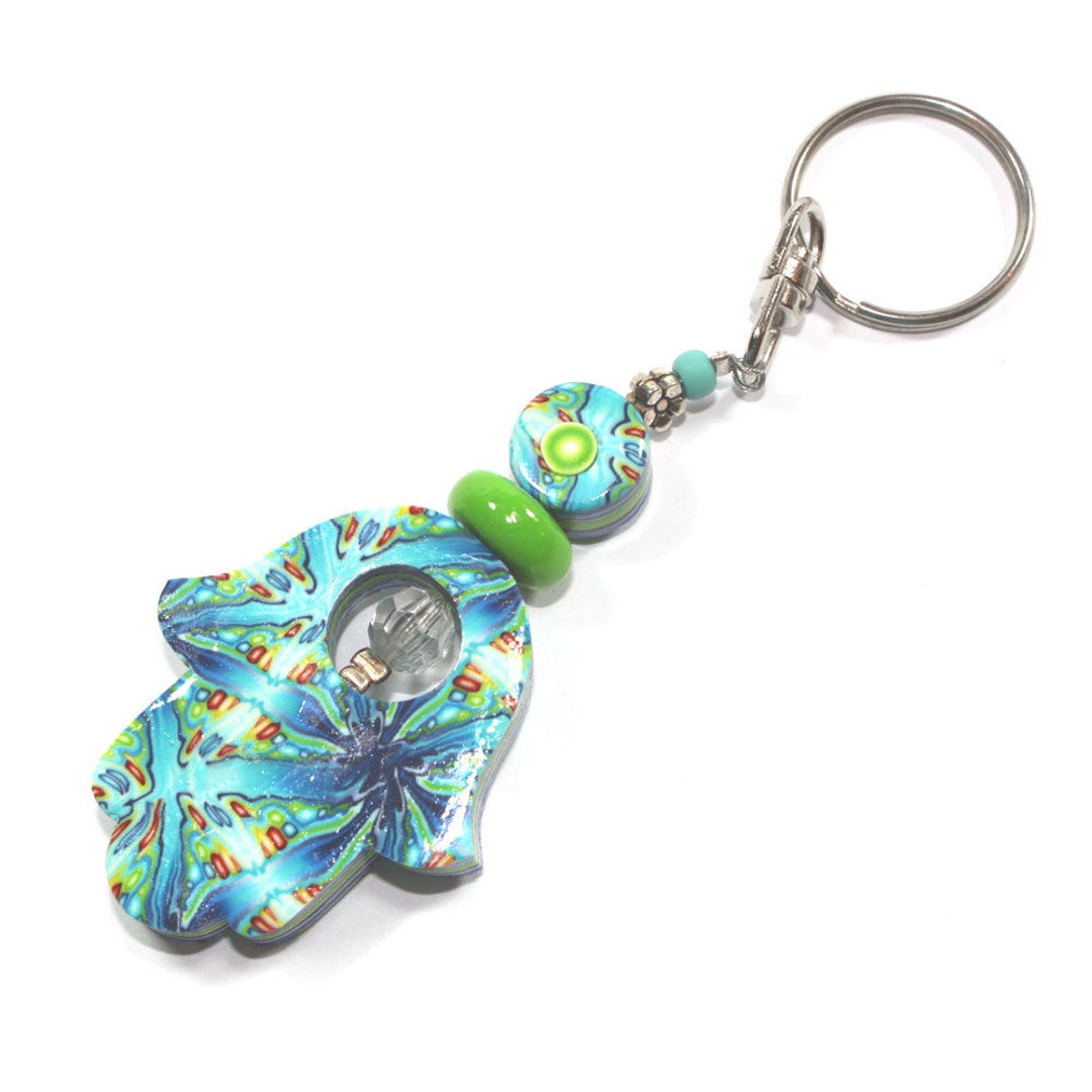 Hamsa Hand Keychain Gift for Friends No Evil Eye Housewarming - Etsy