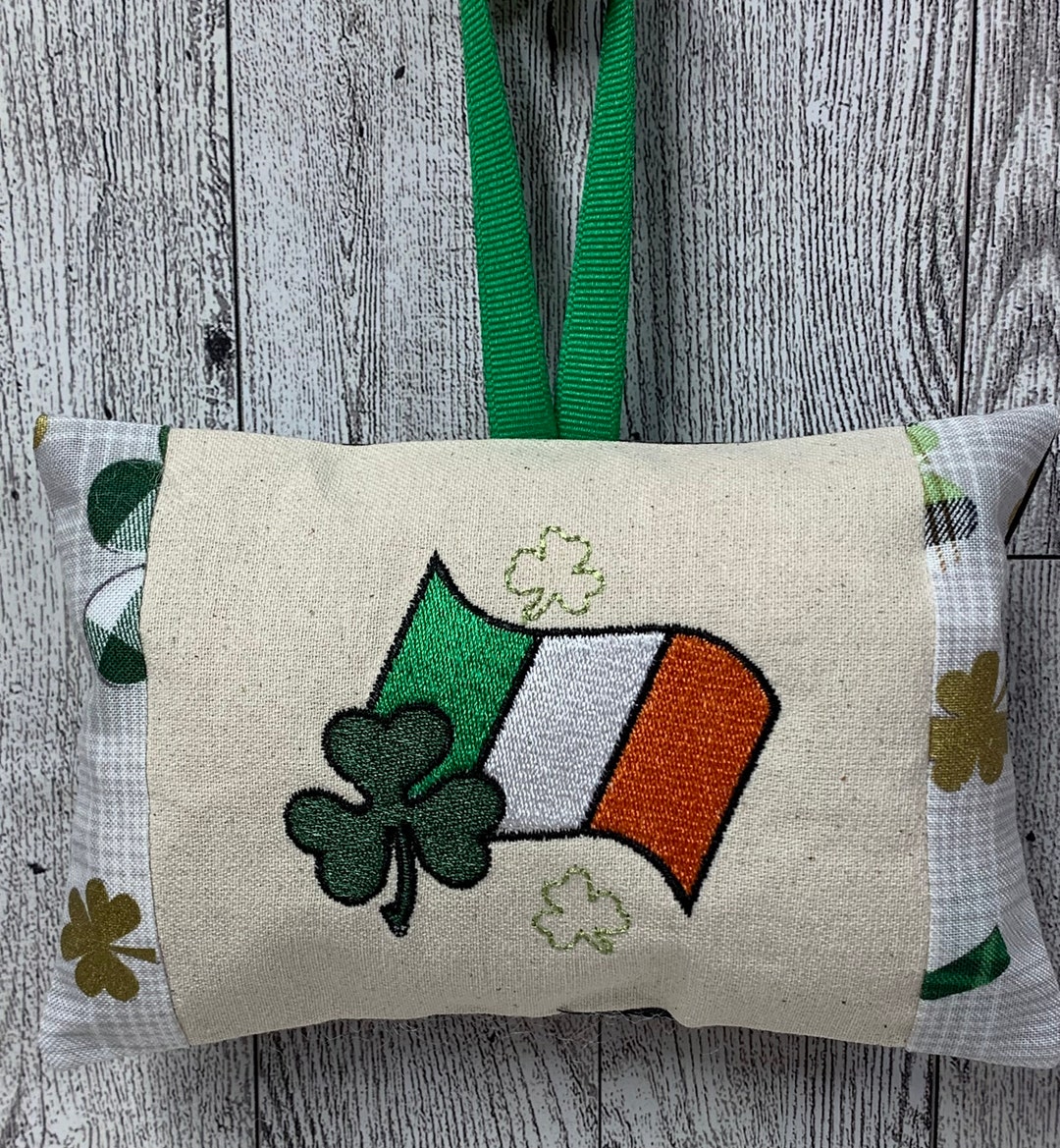Irish Flag Pillow, Irish Doorknob Hanger, Doorknob Pillow for St ...