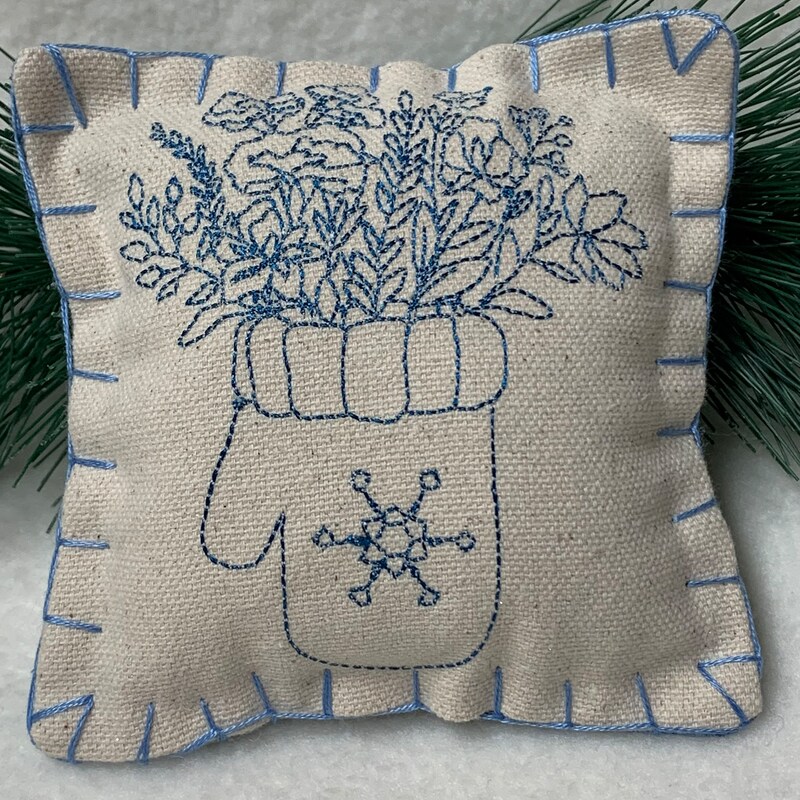 Embroidered Mittens - Etsy