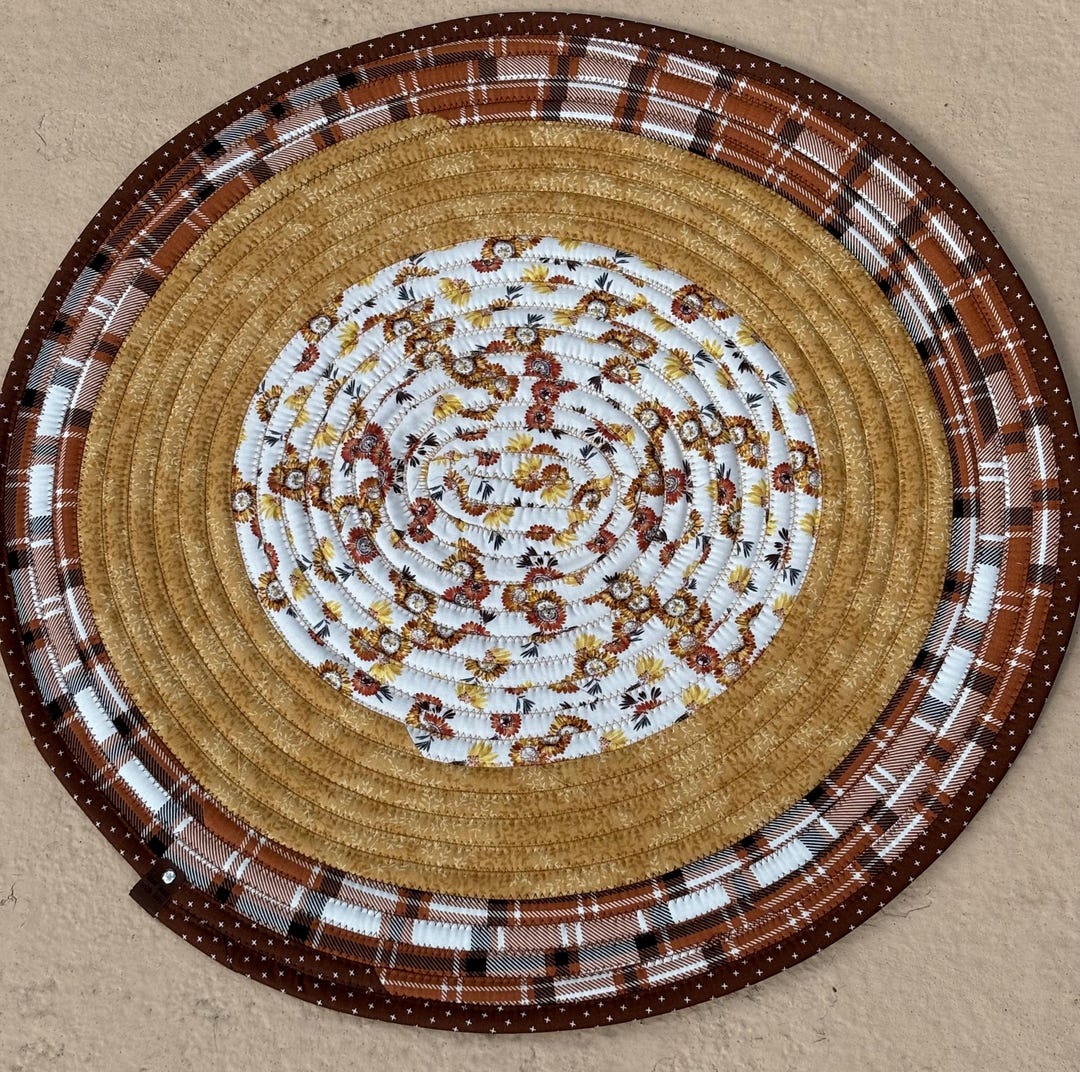Jelly Roll Fabric Rug, Fall Fabric Strip Rug, Brown Jelly Roll Rug ...