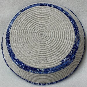 Snowman Rope Bowl, Winter Rope Bowl, Holiday Decoration, Fabric Rope ...