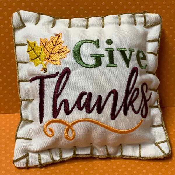 Give Thanks Pillow - Etsy