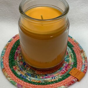 Candle Mat, Round Trivet, Coiled Rope Mat, Houseplant Mat, Table ...