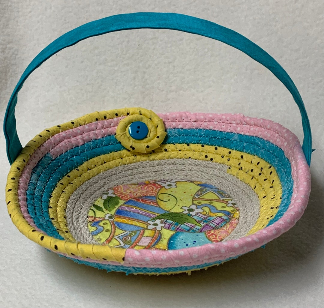 Easter Basket Rope Bowl, Egg Basket for Easter, Easter Gift, Decoration ...