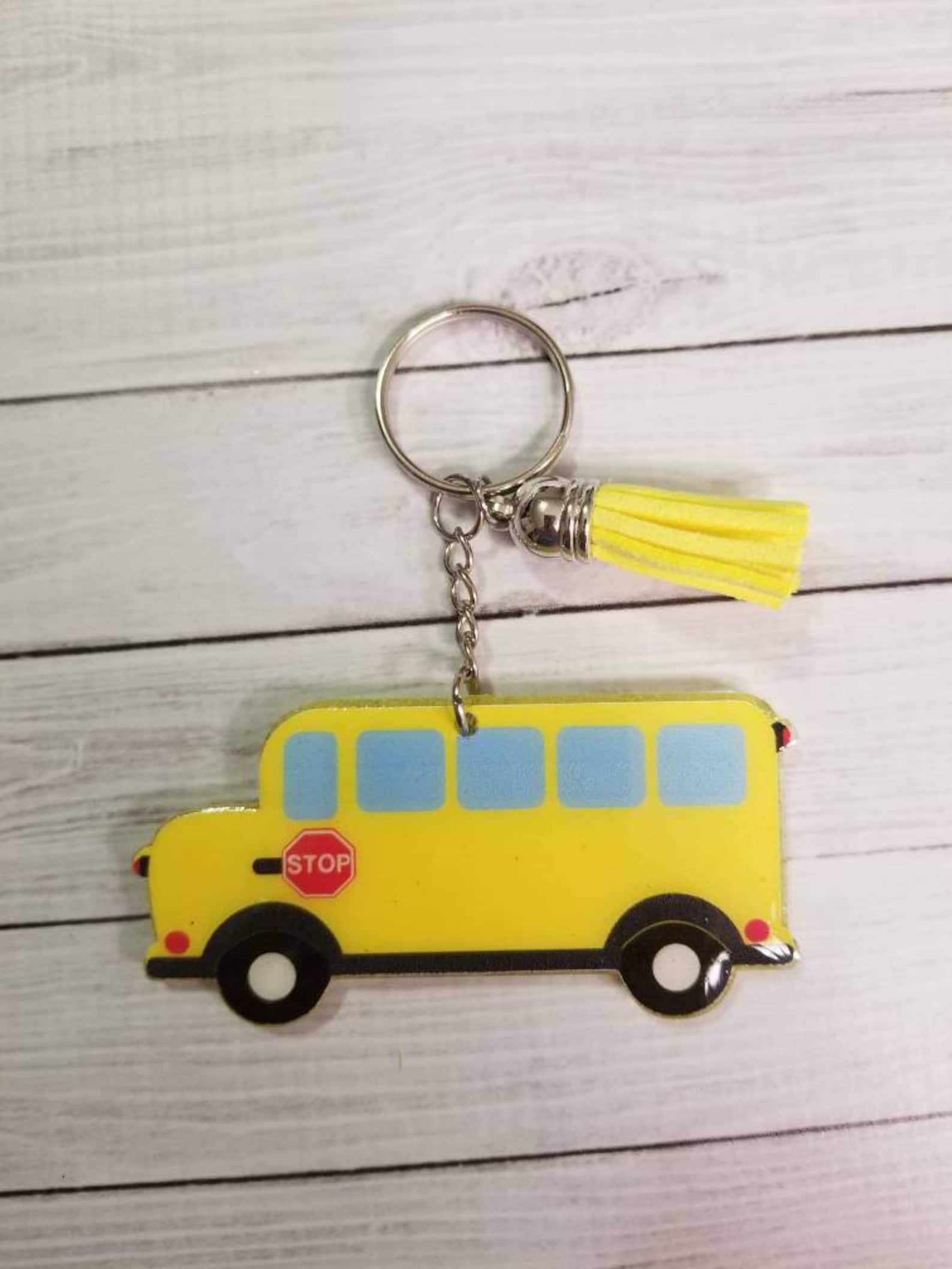 School Bus Badge Reel/teacher Badge Reel/teacher ID - Etsy Canada