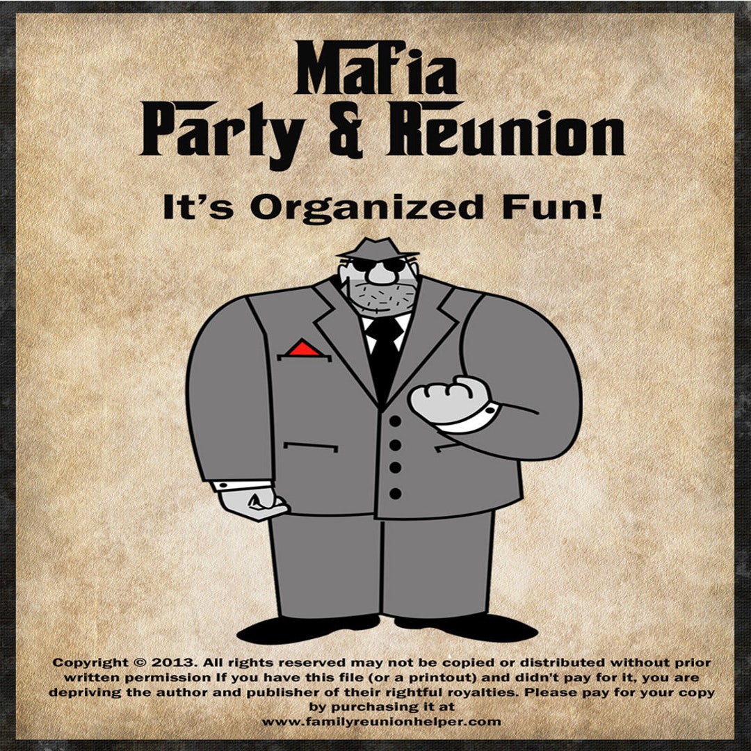 Mafia Party - Etsy
