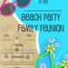 Beach Family Reunion Theme Package - Etsy