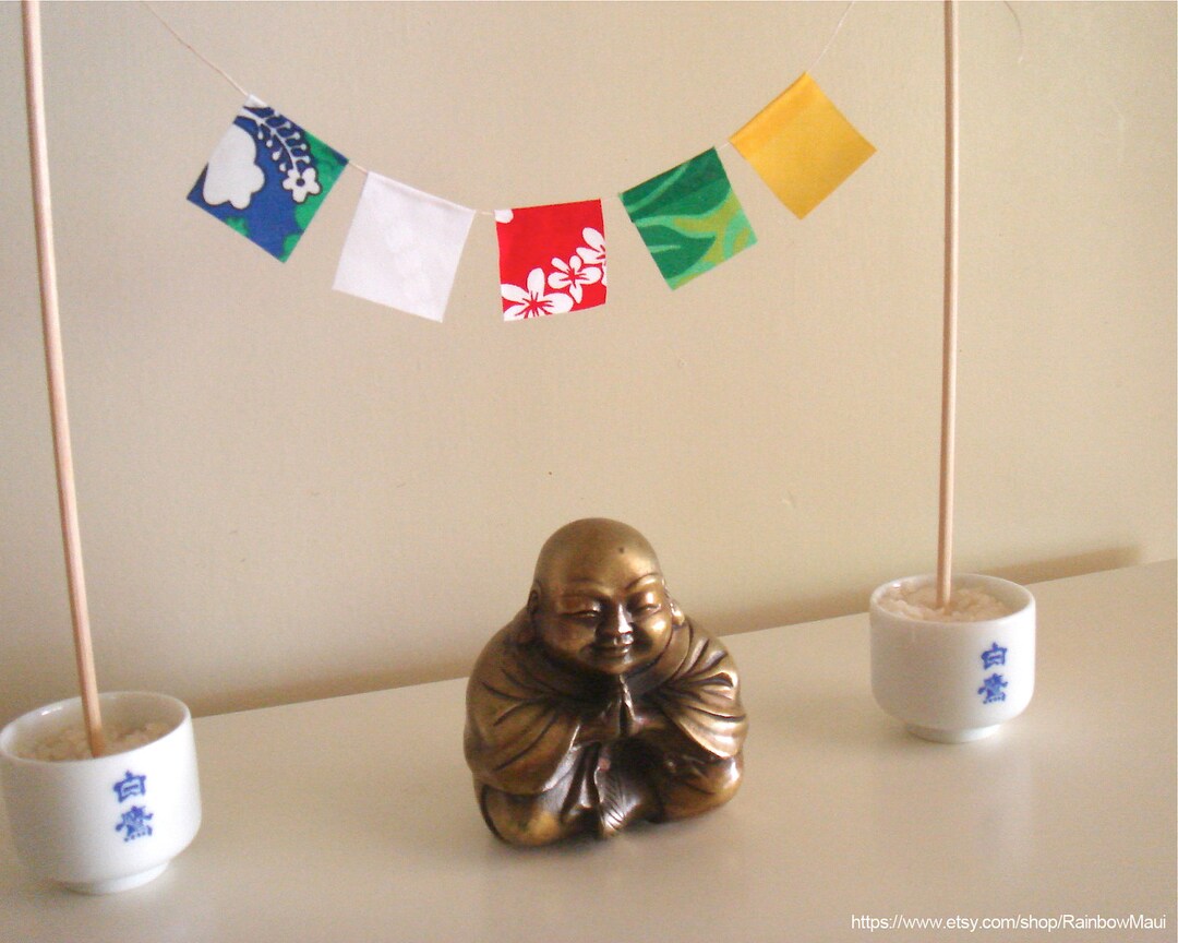 ALOHA, Prayer Flag MINI: the Five Elements. Purification and Protection ...