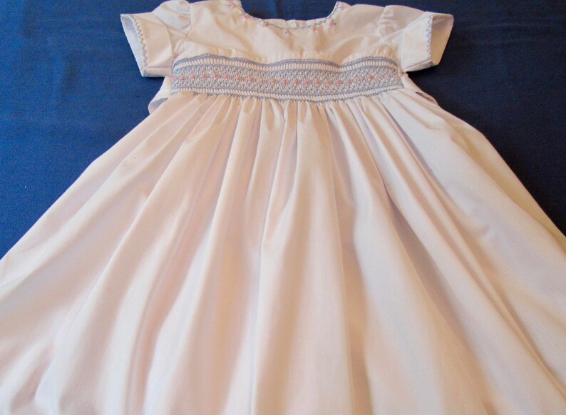 Dress With Geometric Designs and Rose Buds. Special Occasion , Girls ...