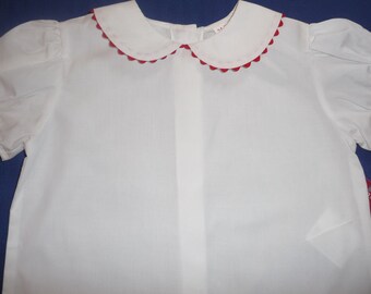 Red Peter Pan Collar - Etsy