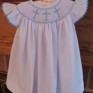 Christening, Initiation, Easter Hand-smocked, Bishop Style Dress With ...