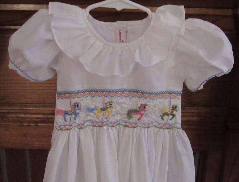 Birthday Dress. Carousel Birthday Dress. Dress With Carousel and ...