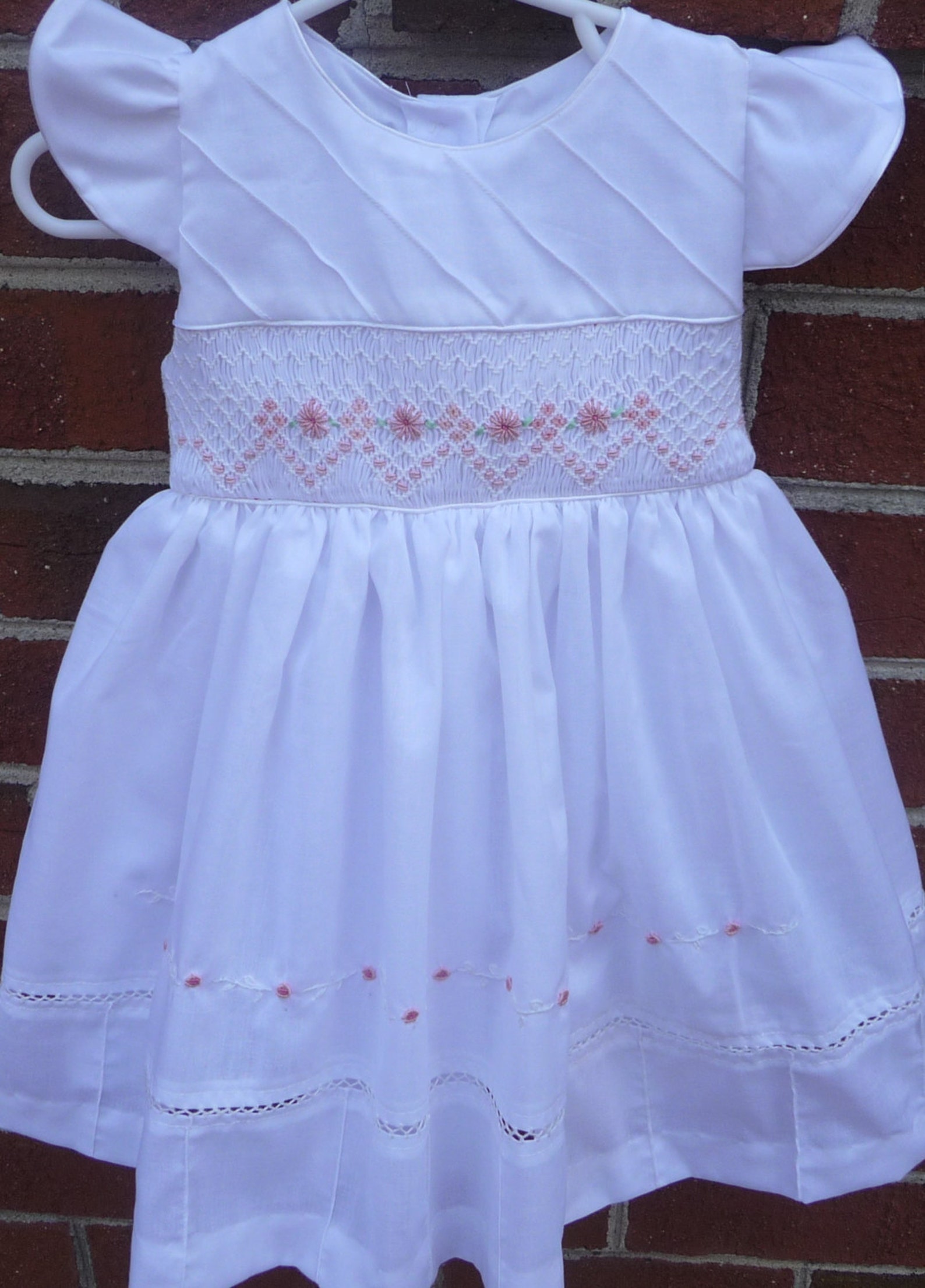 Flower Girl, Initiation Day, Birthday, Christening, White. Pink Flowers ...