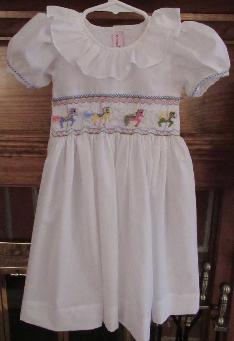 Birthday Dress. Carousel Birthday Dress. Dress With Carousel and ...