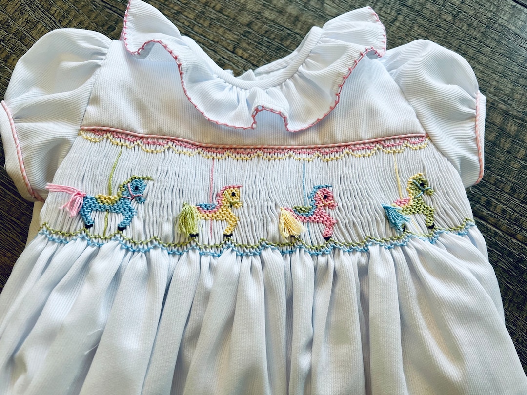 Birthday Dress. Carousel Birthday Dress. Dress With Carousel and ...