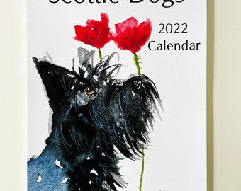Scottie Calendar | Etsy