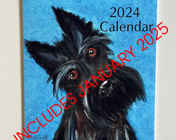 Playful Scottish Terrier Wreath Scottie Dog Christmas - Etsy