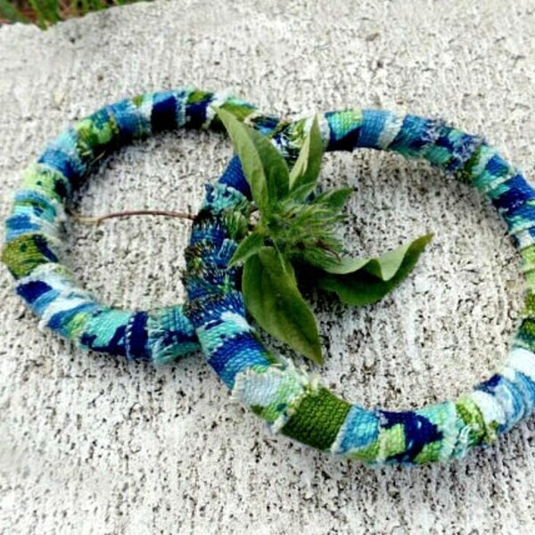 Fabric Bangles - Etsy