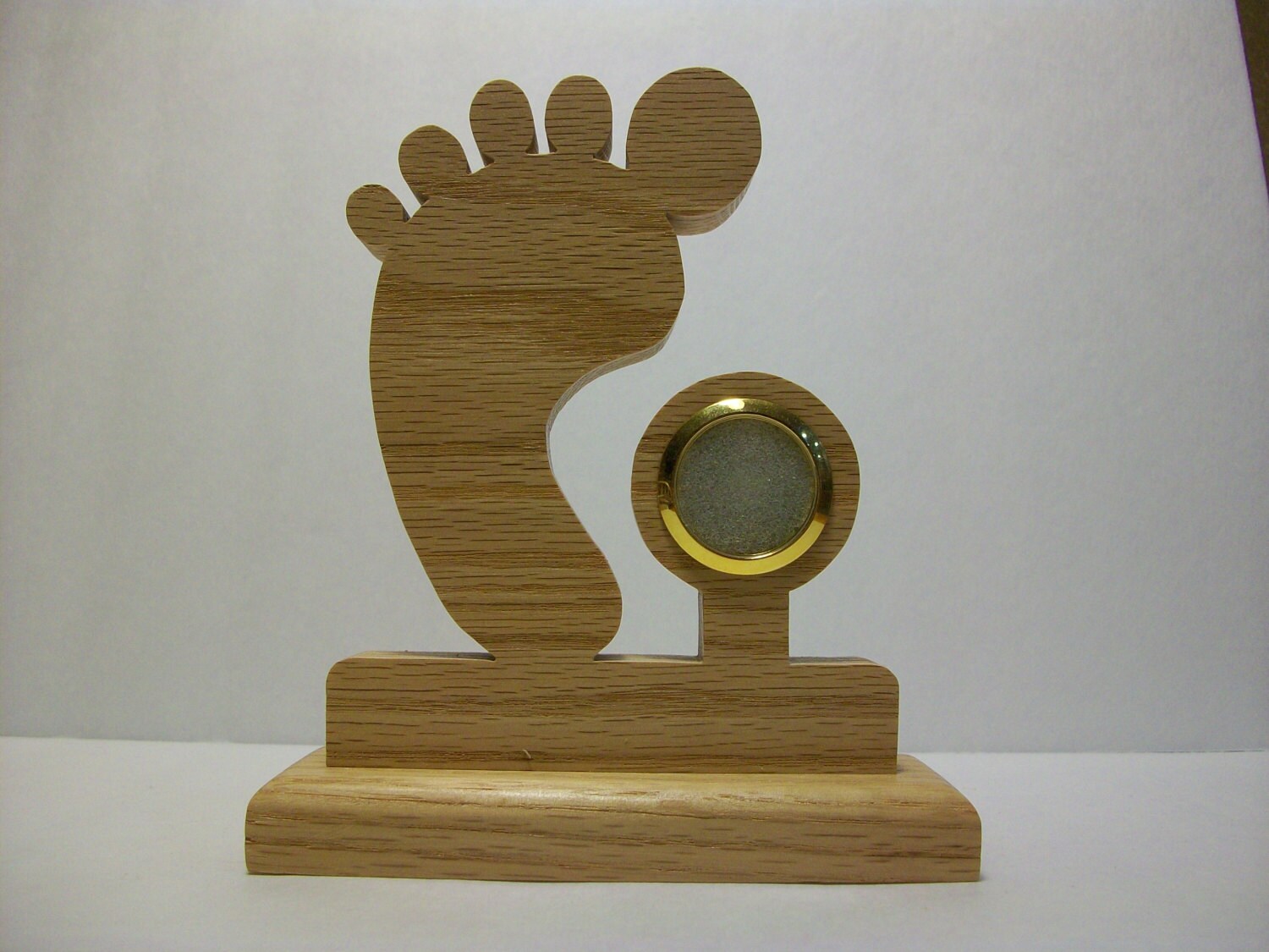 Baby Footprint Clock | Custom | Handmade | Solid Oak | I Make Each Item ...