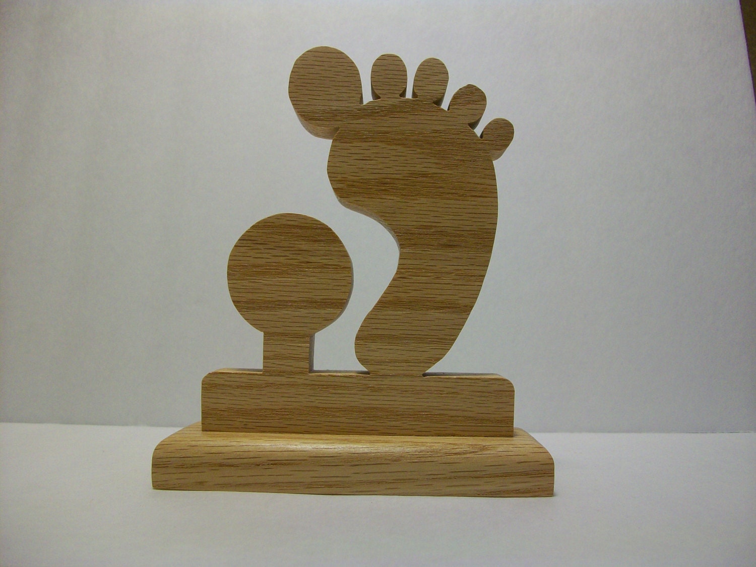 Baby Footprint Clock | Custom | Handmade | Solid Oak | I Make Each Item ...