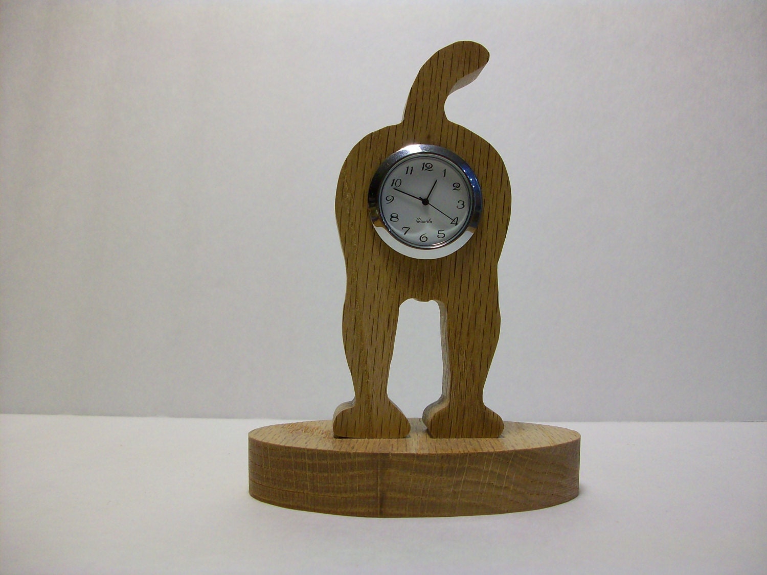 Novelty Cat Desk Clock - Etsy