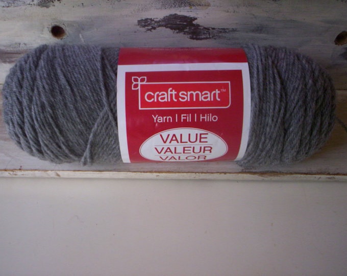 364 Yards Yarn/100% Acrylic Yarn/craft Smart Yarn/gray - Etsy