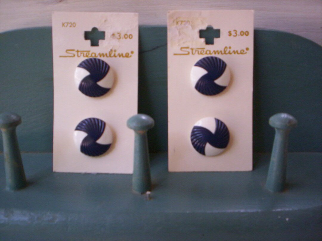 Streamline/streamline Bottons/plastic Buttons/round Blue Bottons/sewing ...
