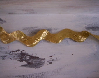 GOLD Metallic Rick Rack - Etsy
