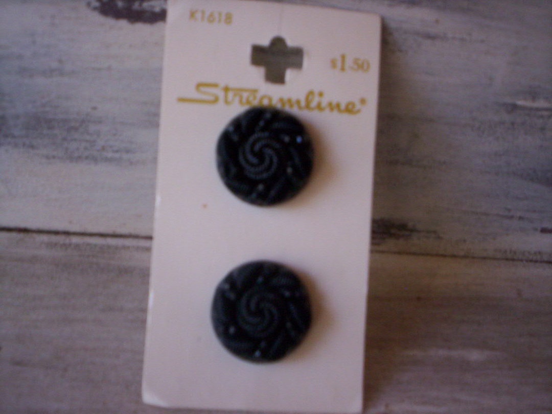 Streamline Bottons/plastic Buttons/black Scroll Bottons/sewing Bottons ...