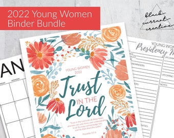 Young Women Binder | Etsy